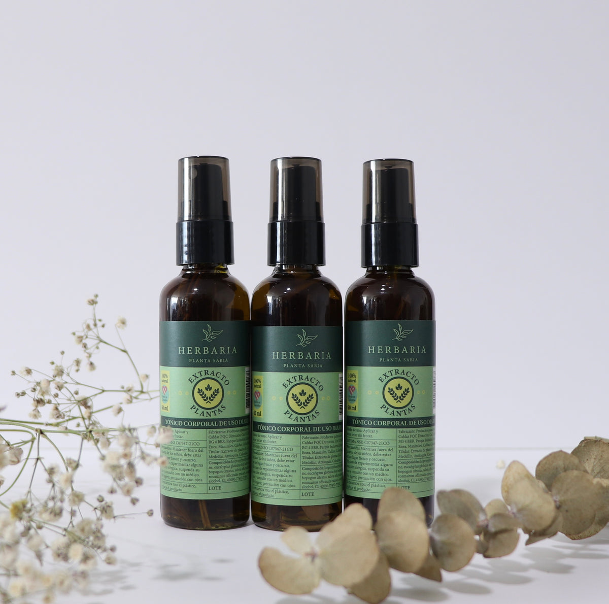 3 UNIDADES DE 60 ml – HERBARIA PLANTA SABIA